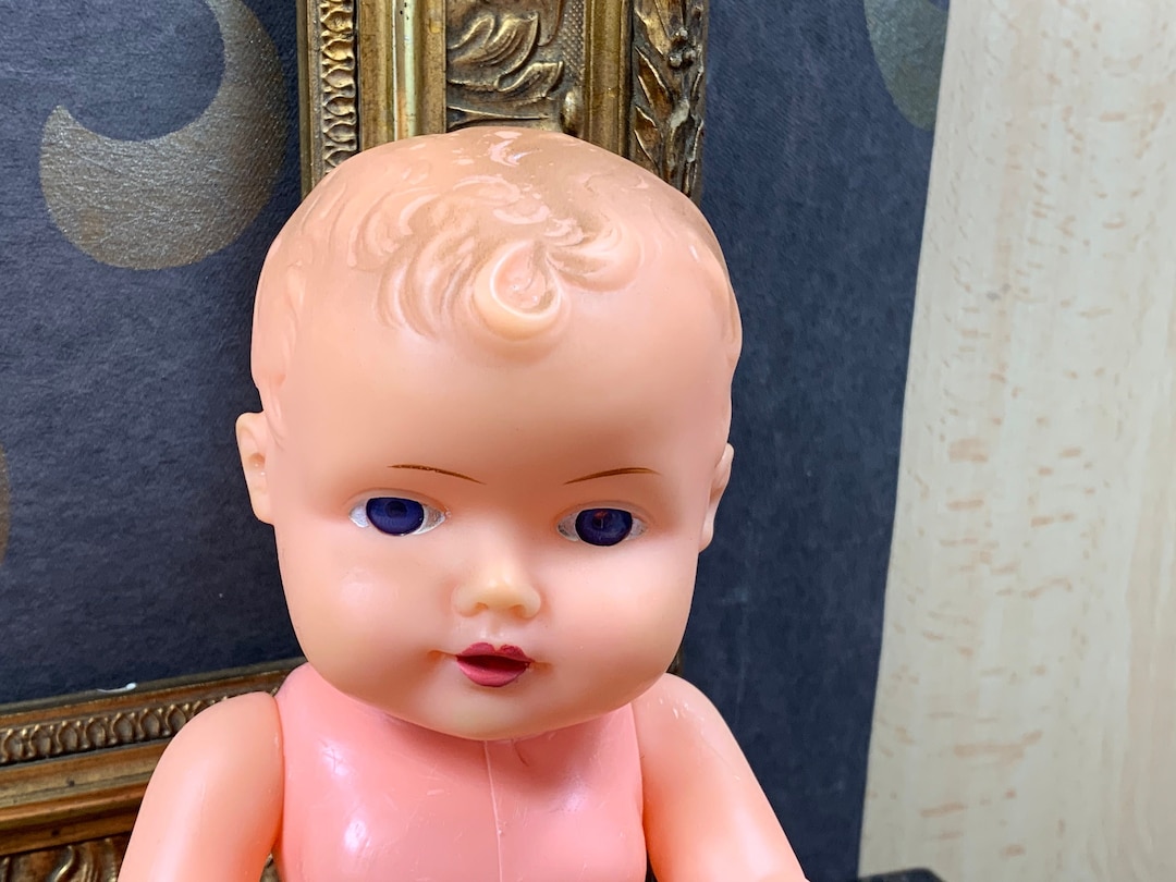 Cute, Nice Vintage Doll of 24 Cm Arms and Legs Movable Played With Doll ...
