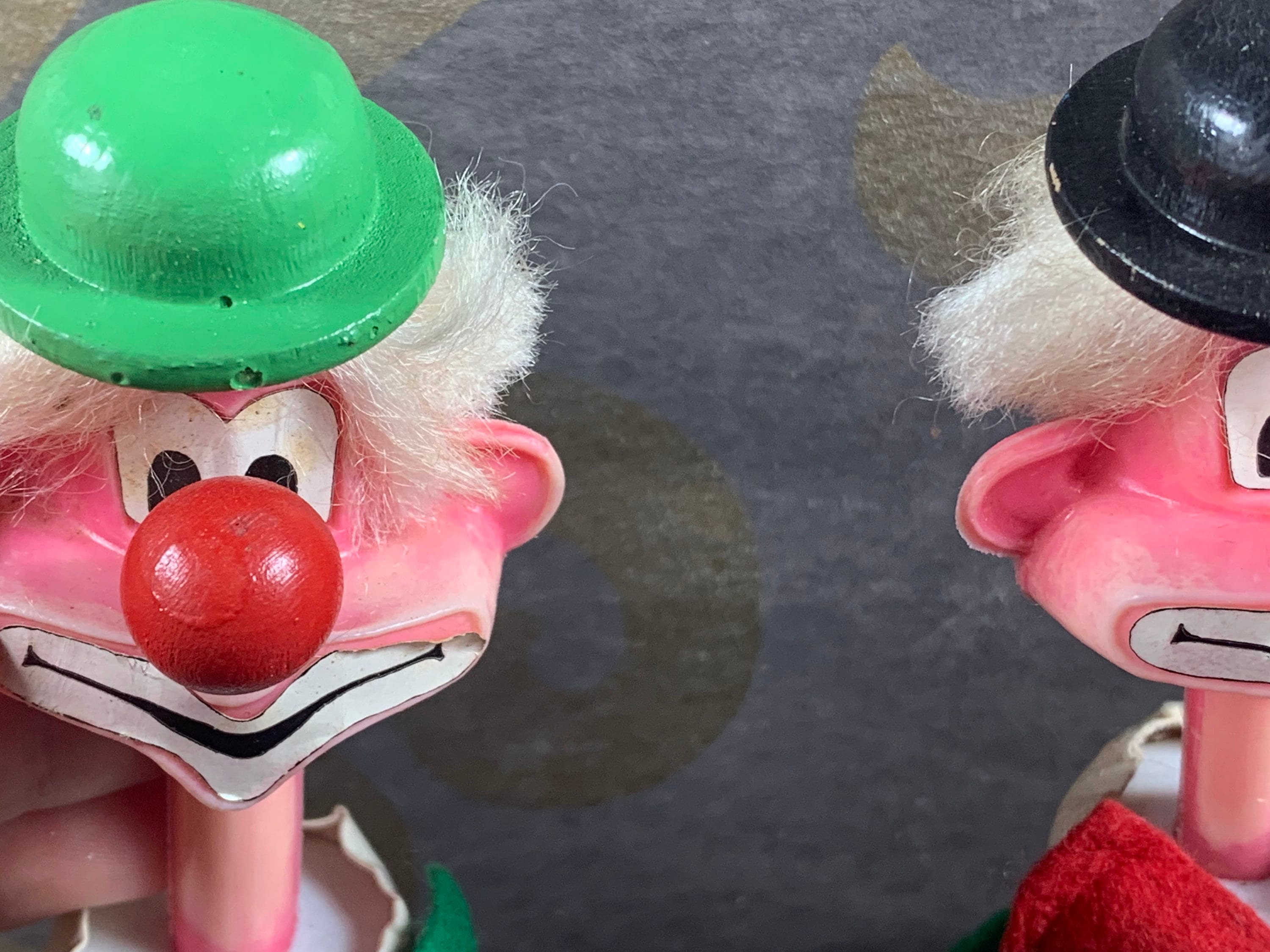 Vintage - Nice Set of 2 Plastic Clowns - Money Boxes - - Etsy UK