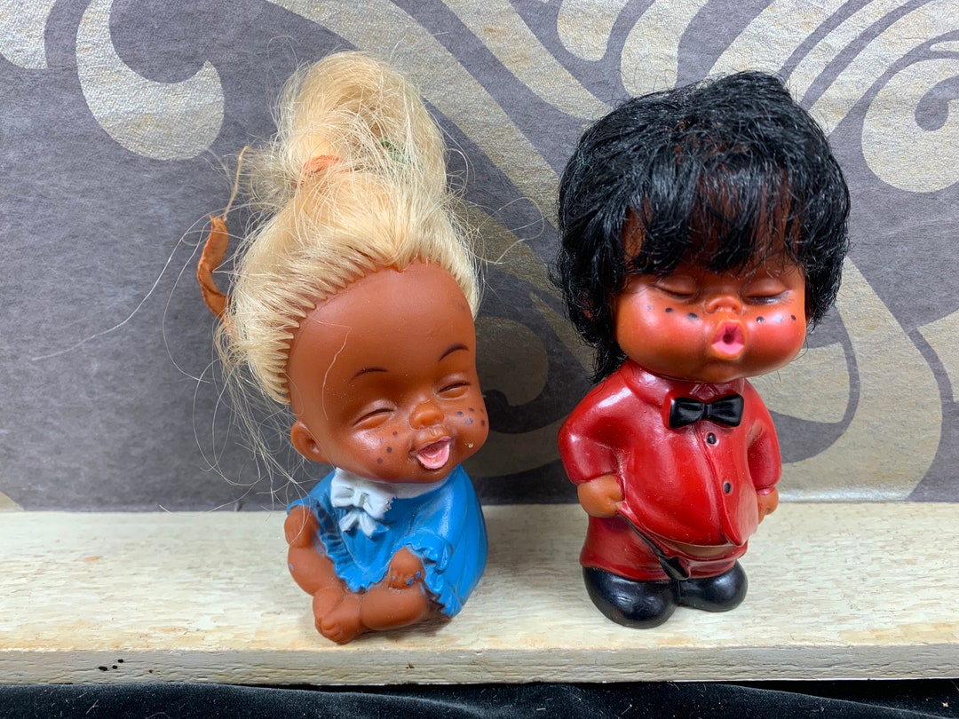Vintage Doll Set of 3 – 1980s – Plastic Brother and Sister Figures ...