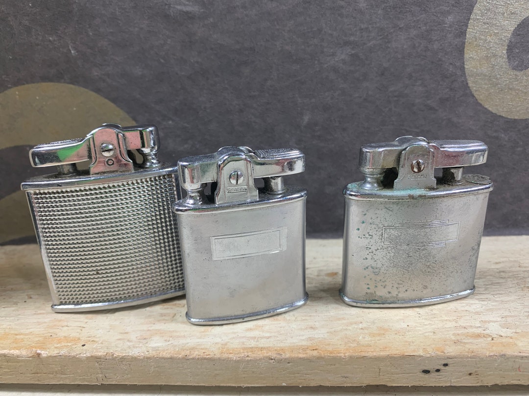 Vintage Ronson Lighters Set of 3 Ronson Lighters Smokers Gift Smokers ...