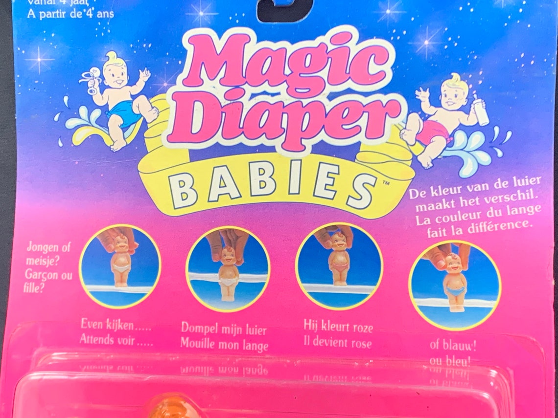 Vintage Galoob Magic Diaper Babies the Color of the Diaper | Etsy