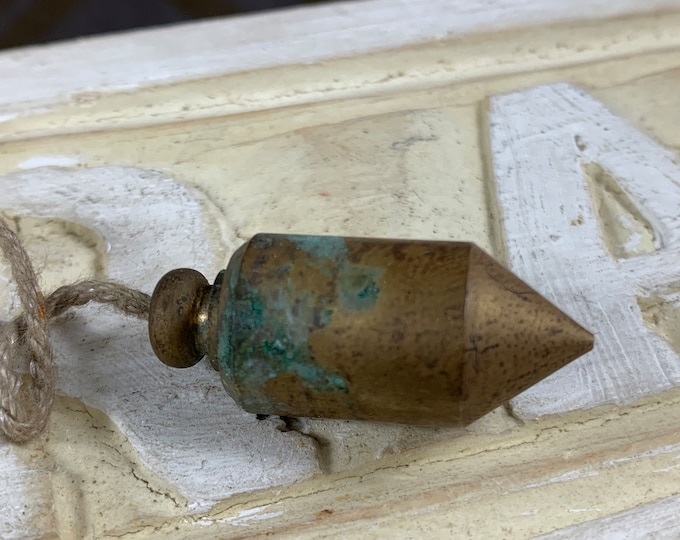 Vintage Plumb Line - Vertical Spirit Level - Mason's Plumb Line ...
