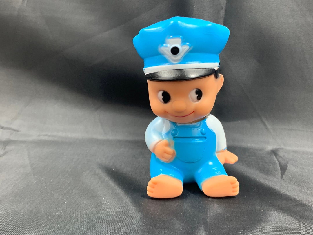 Vintage Rubber Squeaky Doll in Good Condition - 1960s - Squeeze Doll ...