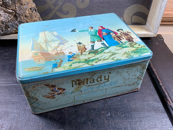 Beautiful Large Vintage Candy Box Milady Confectionery of | Etsy