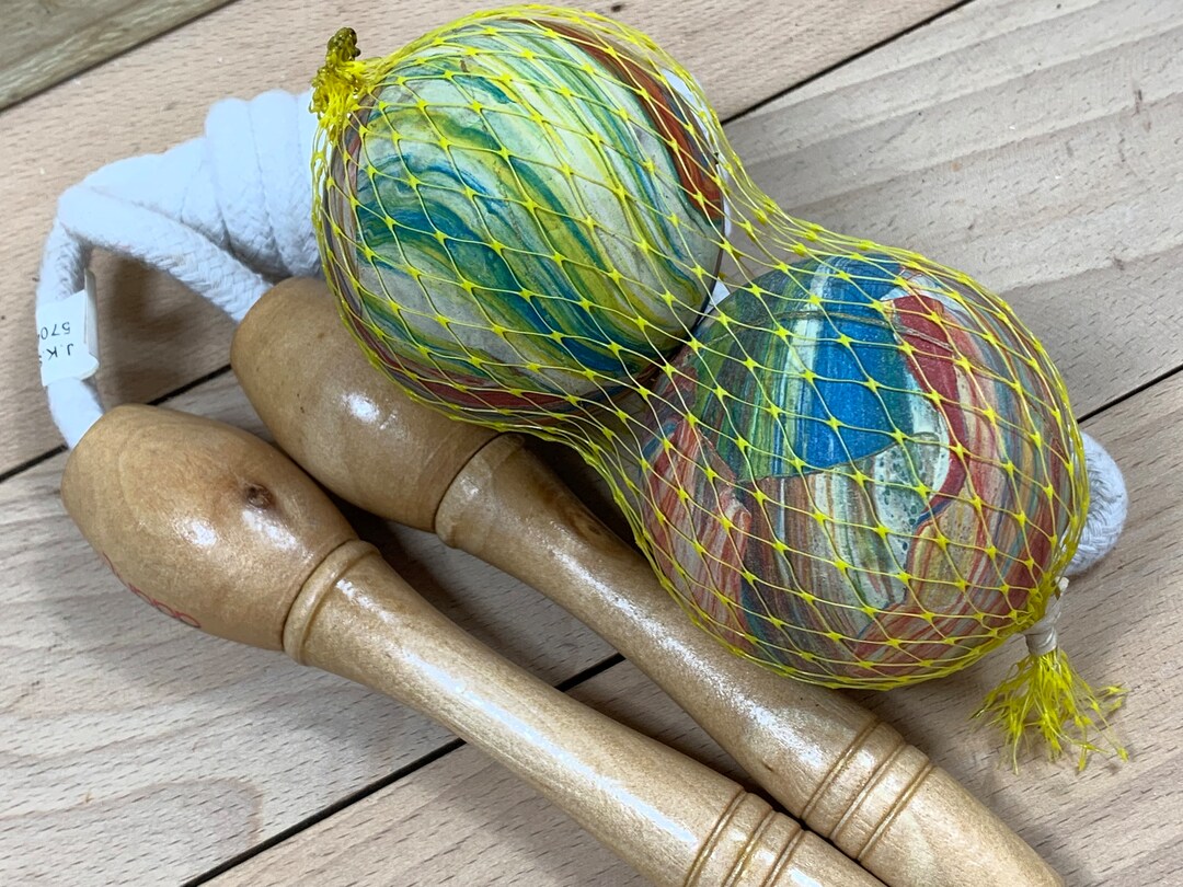 Vintage Toys Girl's Toys Jumping Rope and 2 Puncture Balls - Etsy