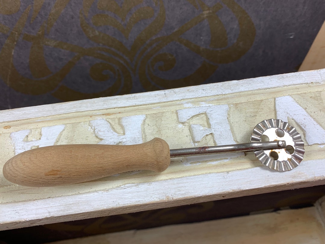 Authentic Dough Cutter Vintage Dough Cutter Wooden Dough Cutter With ...