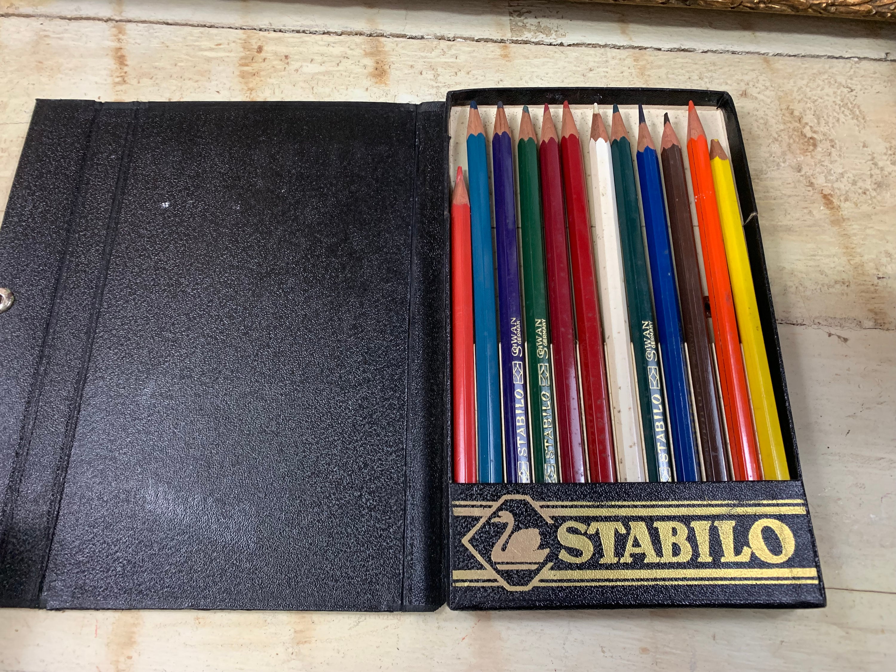 Stabilo Crayons Nice Box With 12 Crayons 80s - Etsy