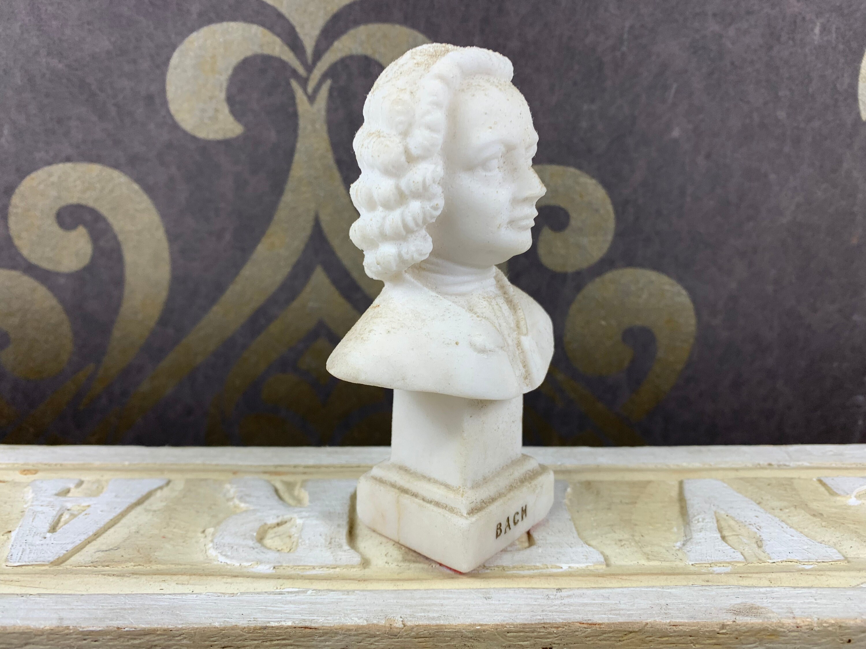 Old Bust Statue Bach Composer Bach Bust - Etsy