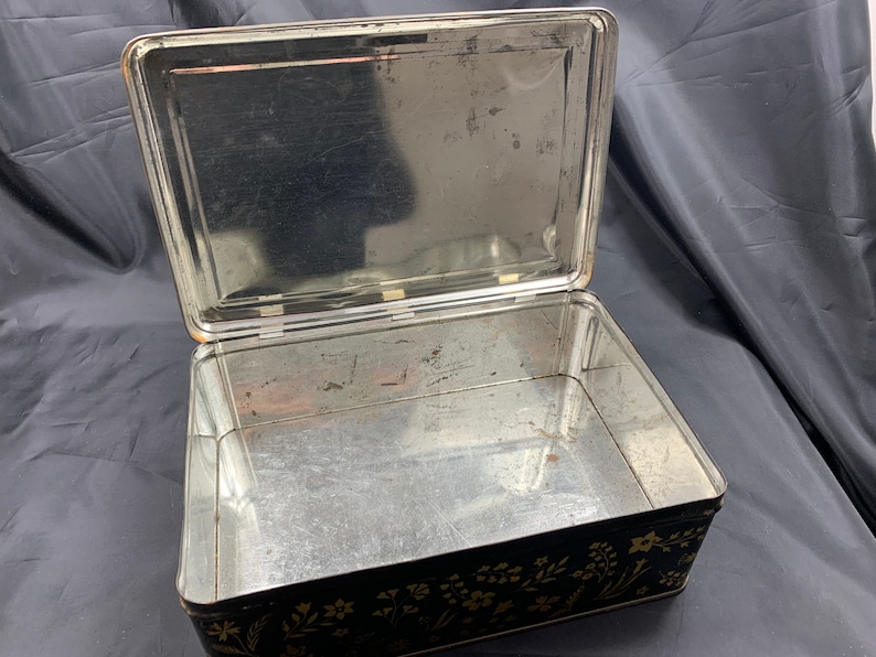 Beautiful Large Metal Cookie Box - - Etsy