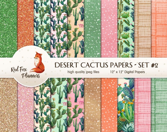 Craft Supplies & Tools Papercraft saguaro 20 Quantity cholla native ...