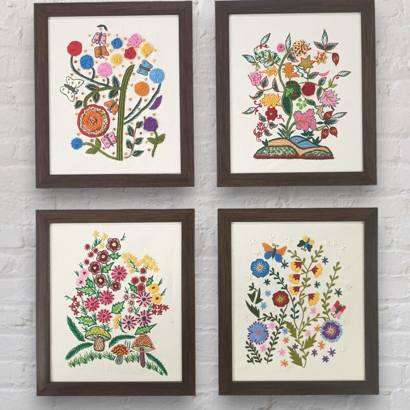 Embroidery Wall Art - Etsy