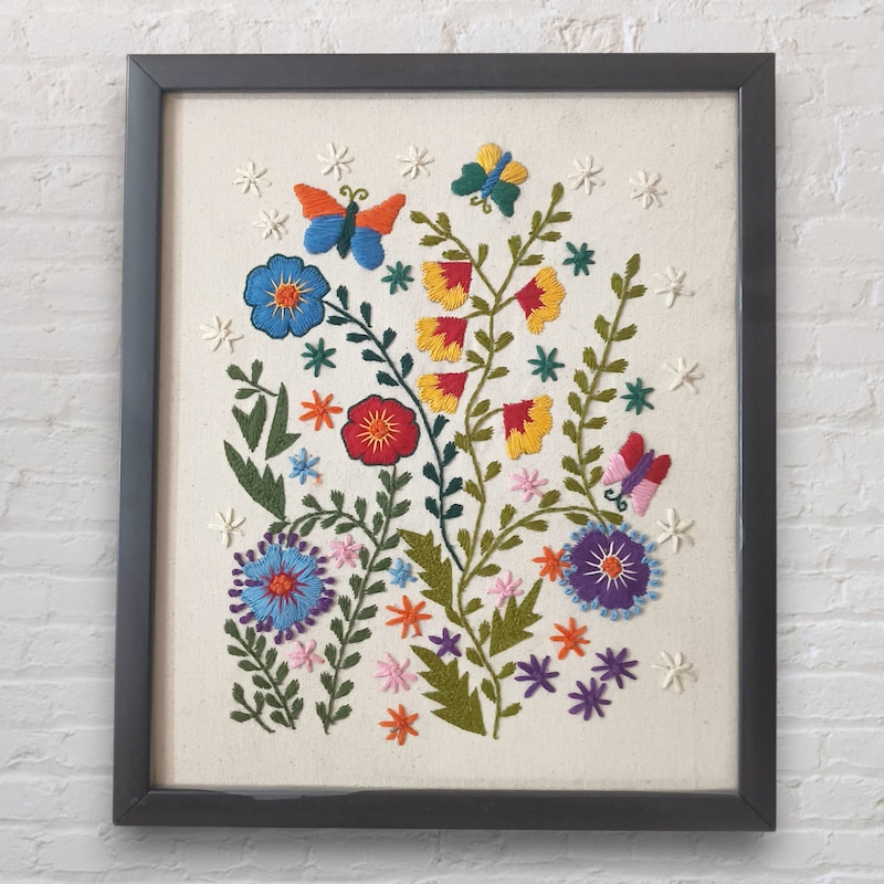 Embroidery Wall Art - Etsy