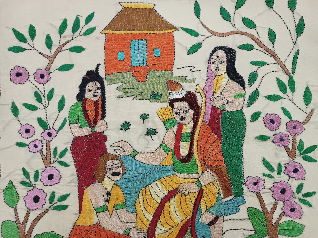 Handmade Hindu God Lord SHRI RAM Tapestry Indian Vintage - Etsy