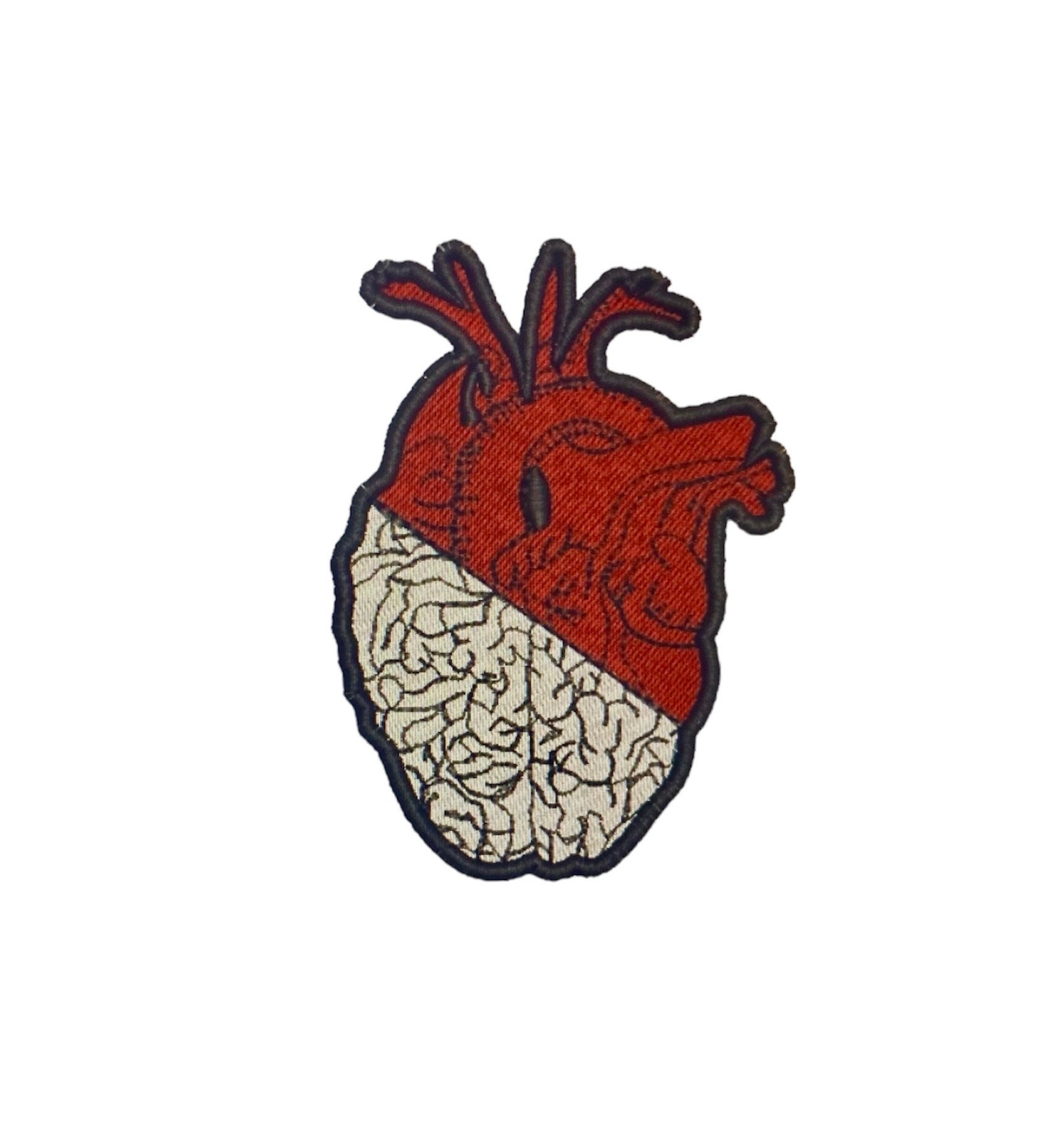 Anatomical Heart Badge Urbanski Heart Patch DIY Embroidery Embroidered Applique Decorative Patch ...
