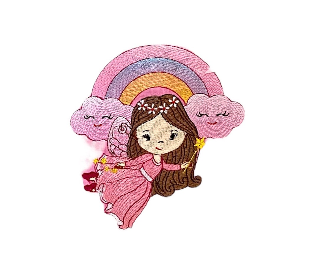 Iron Embroidered Angel Girl Patch Personalized Patches for Jackets ...