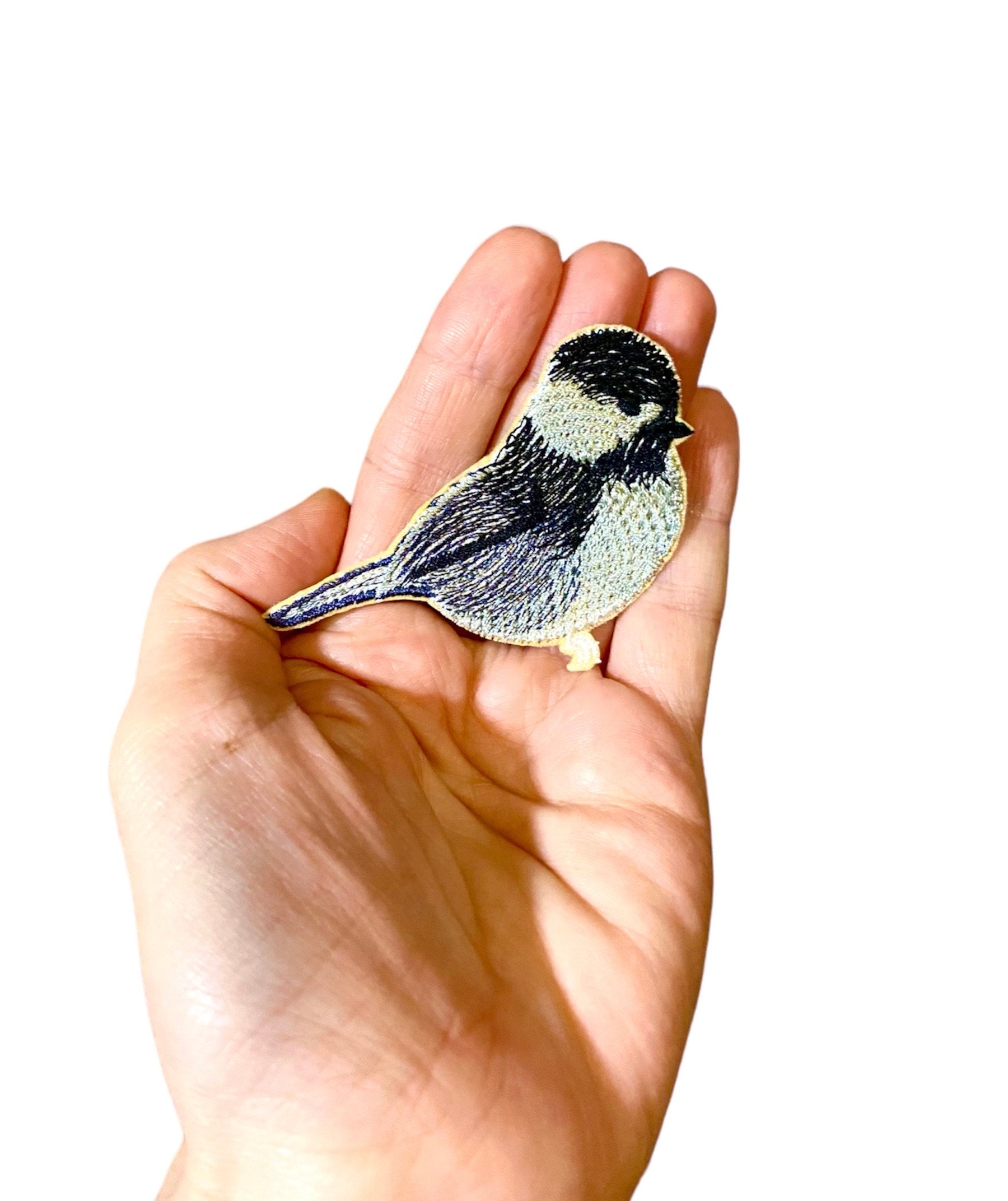 Sparrow Patch Bird Patch Small Bird Iron on Bird Applique Gift for Bird ...