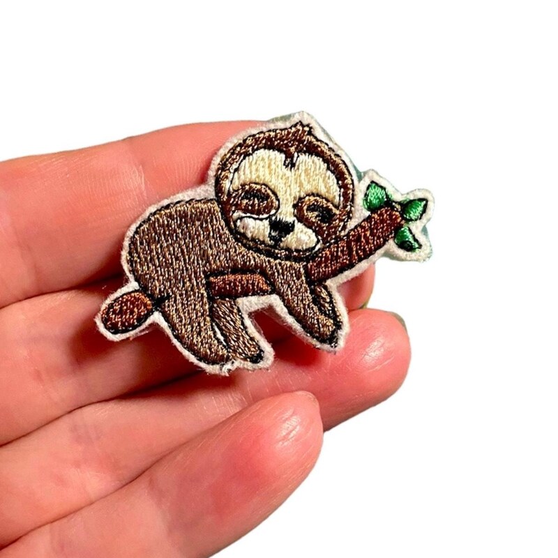 Sloth Iron on Patch - Etsy