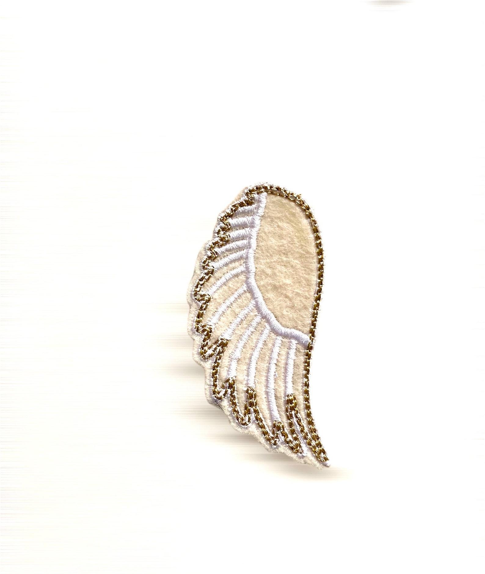 Patch With Archangel Wings. Silver/gold Metal Angel Wing Patch. Small ...