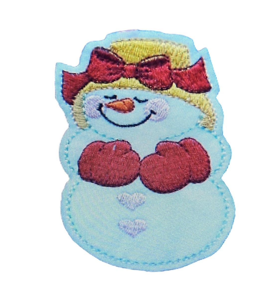 Snowman Patch, Embroidered Patch, Christmas Tree Decorations, Christmas ...