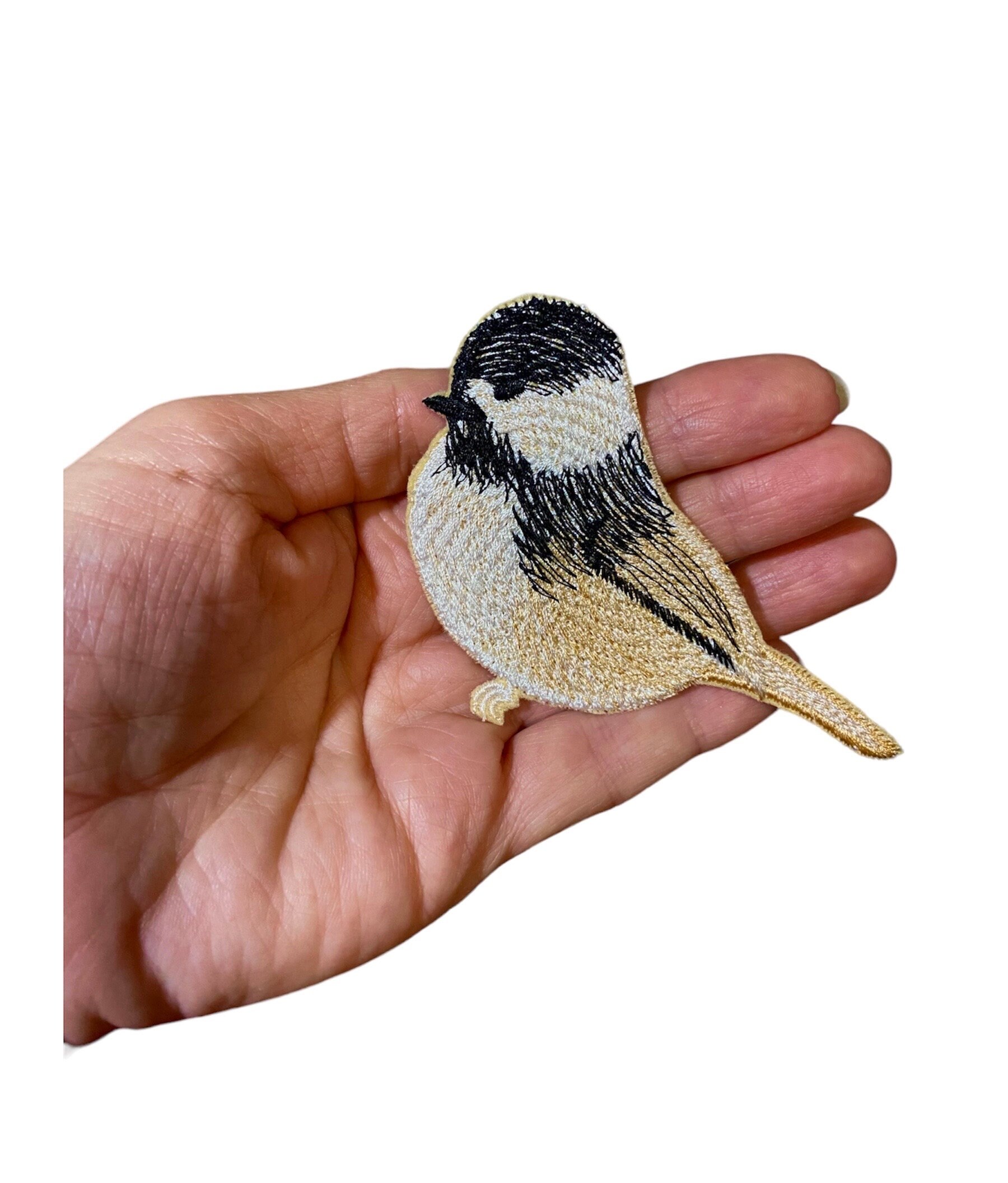 Sparrow Patch Bird Patch Small Bird Iron on Bird Applique Gift - Etsy