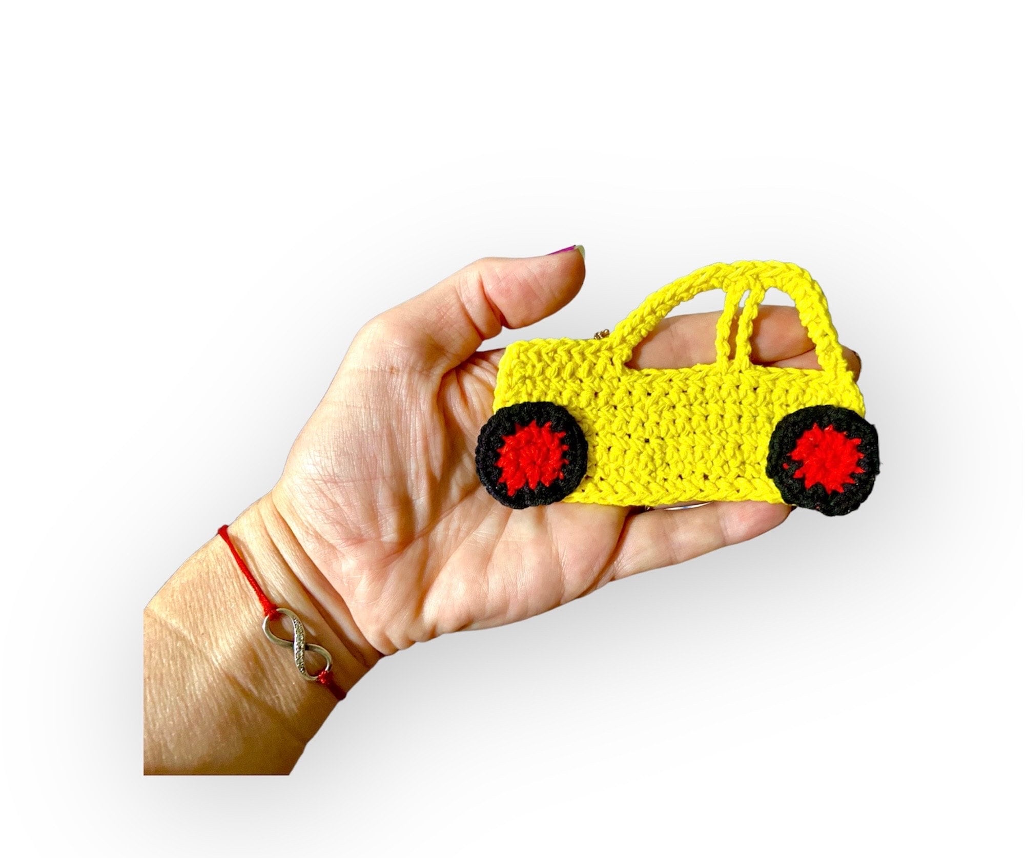 Crochet Car Applique,car Applique Green Car, DIY Applique, Applique for ...
