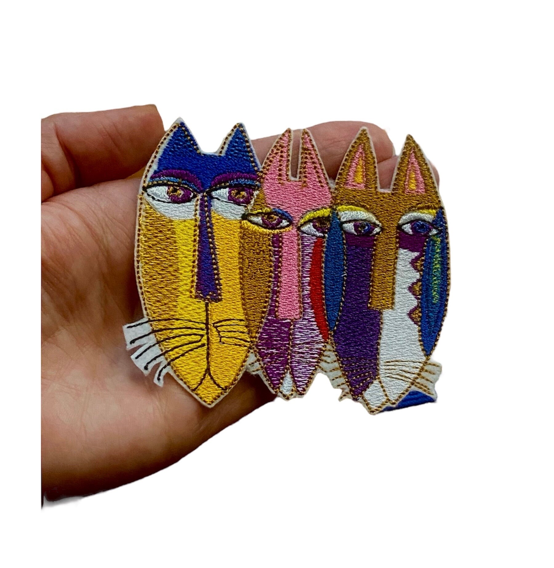 African Cat Mask Patch, Embroidered African Mask, Tiger Patch ,tiger ...