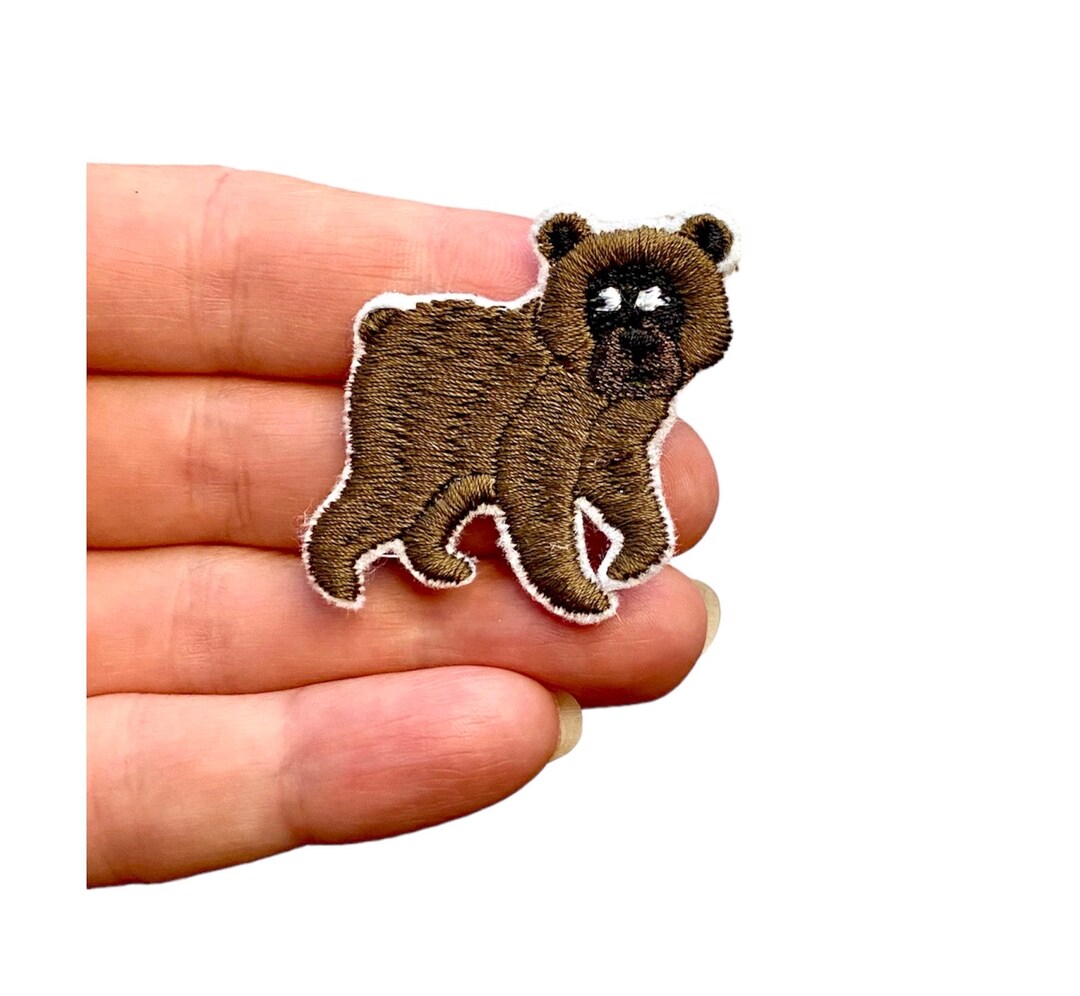 Adorable Tiny Bear Patch/animal Patch/diy/decorative Accessory ...