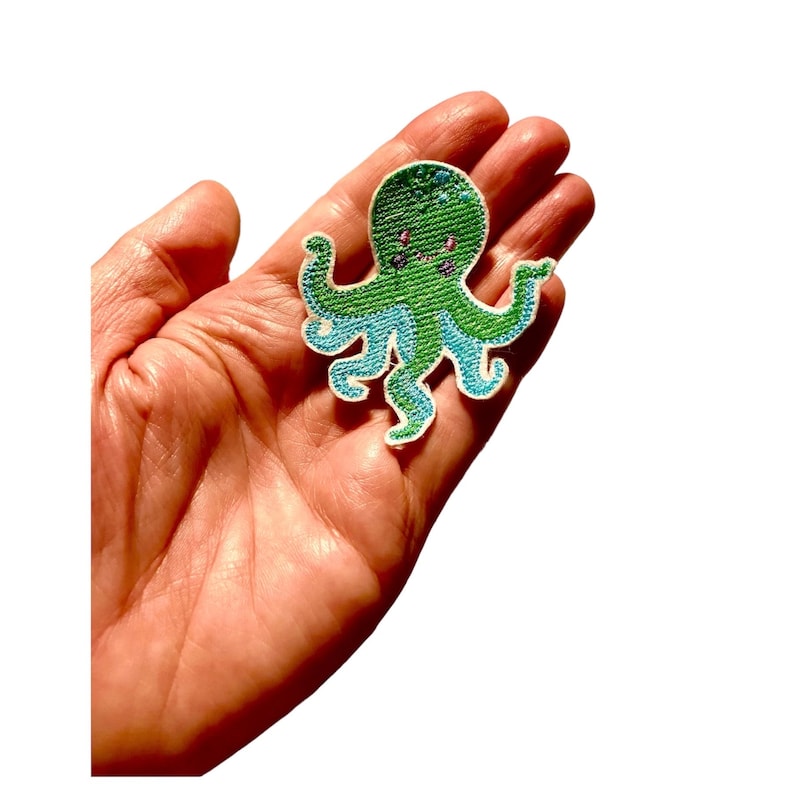 Set of Patches Appliques Sea Creatures, Water World, Badges Ocean, Sea ...