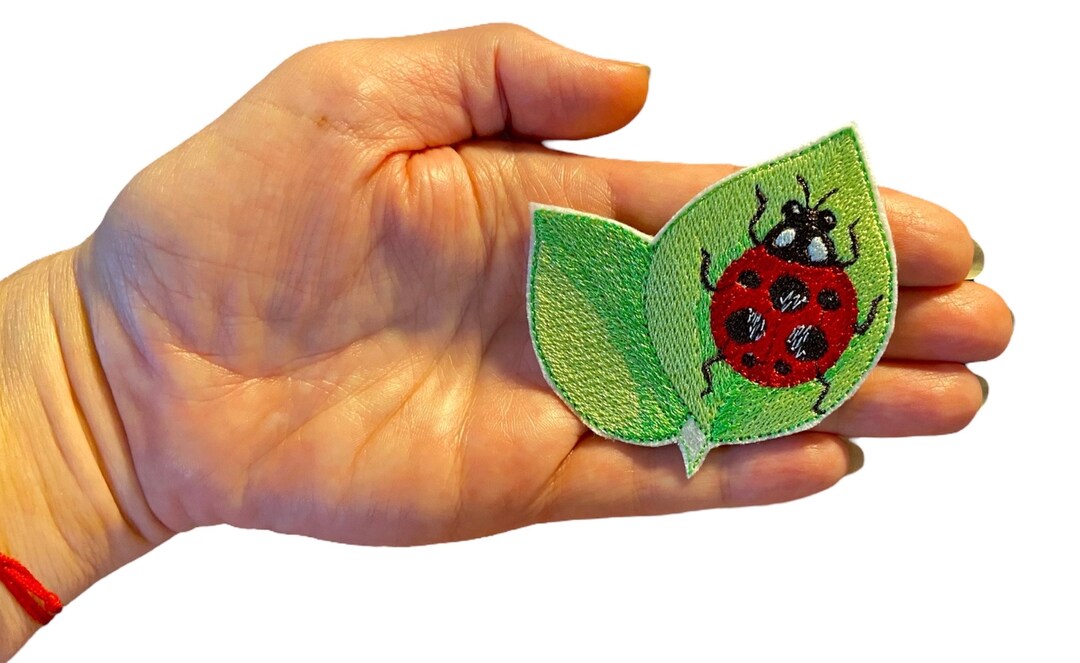 Cute Ladybug Patch Embroidered Ladybug Badge Decorative Patch DIY ...