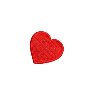 Iron on Red Heart Patch, Red Heart Badge, 90s Pop Culture RED HEART ...