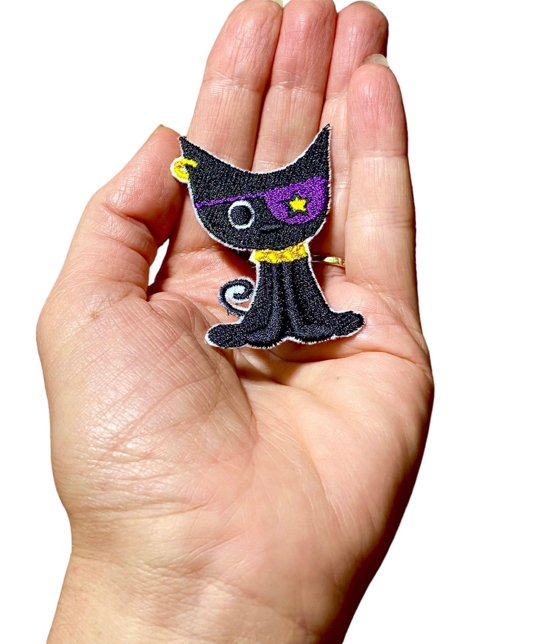 Urbansky Funny Cute Black Cat Patch Cat Symbol Patch Kitten - Etsy