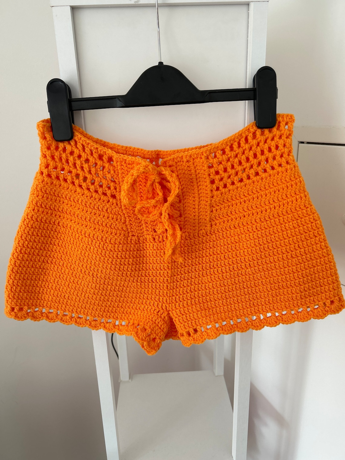 Handmade Crochet Beautiful Summer Set Shorts With Halter Top Size S - Etsy
