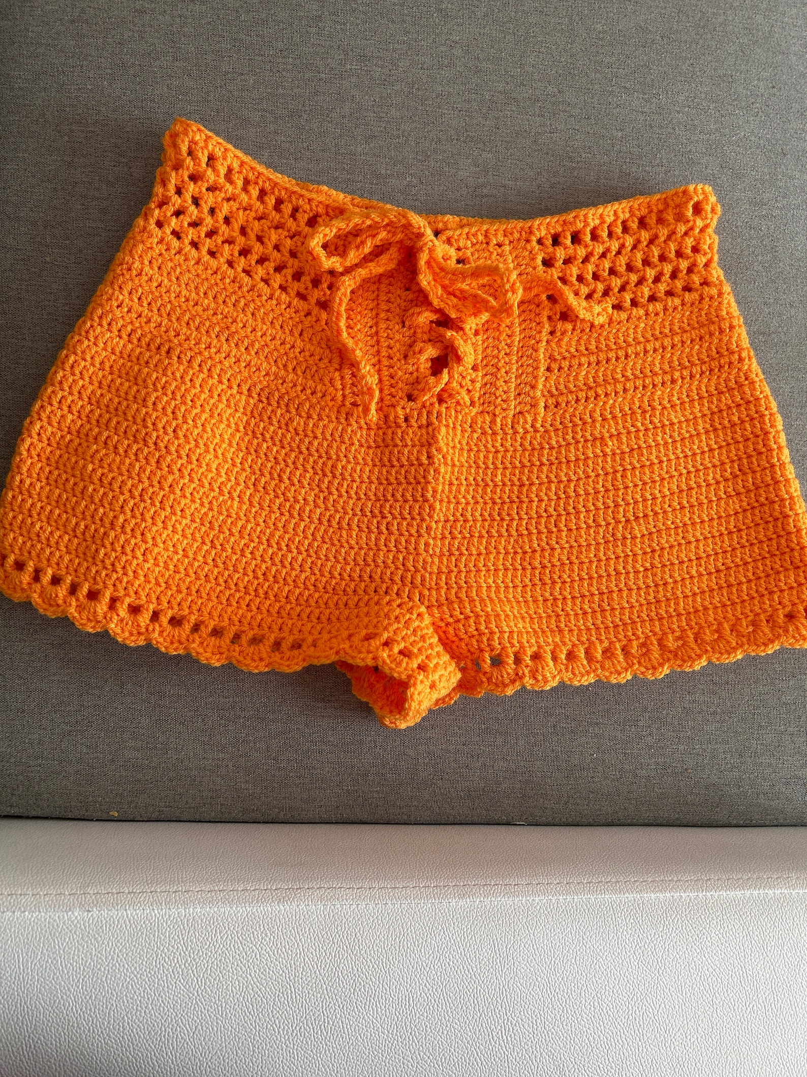 Handmade Crochet Beautiful Summer Set Shorts With Halter Top Size S - Etsy