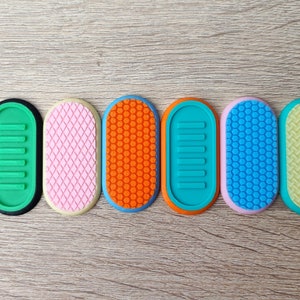 Oval Magnetic Slider Fidget Toys Magnet Slider Customizable Fidget , 3D ...