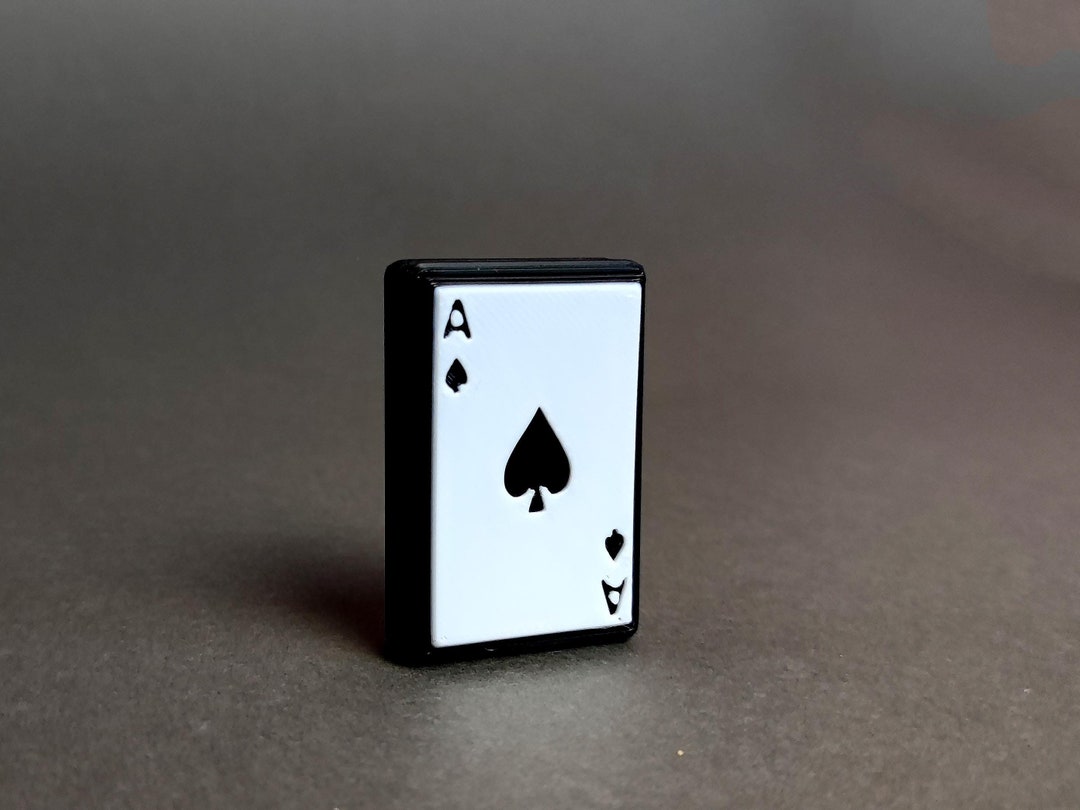Ace of Spades Fidget Haptic Slider, Fidget Clicker, EDC Fidget, Office ...