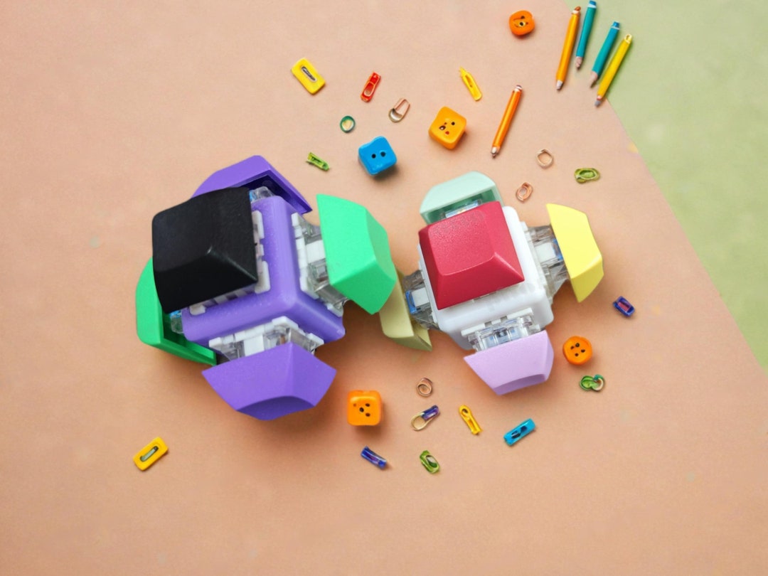 Keyboard Keycaps Fidget Desk Toys Keychain - Clicky, Silence Mechanical ...