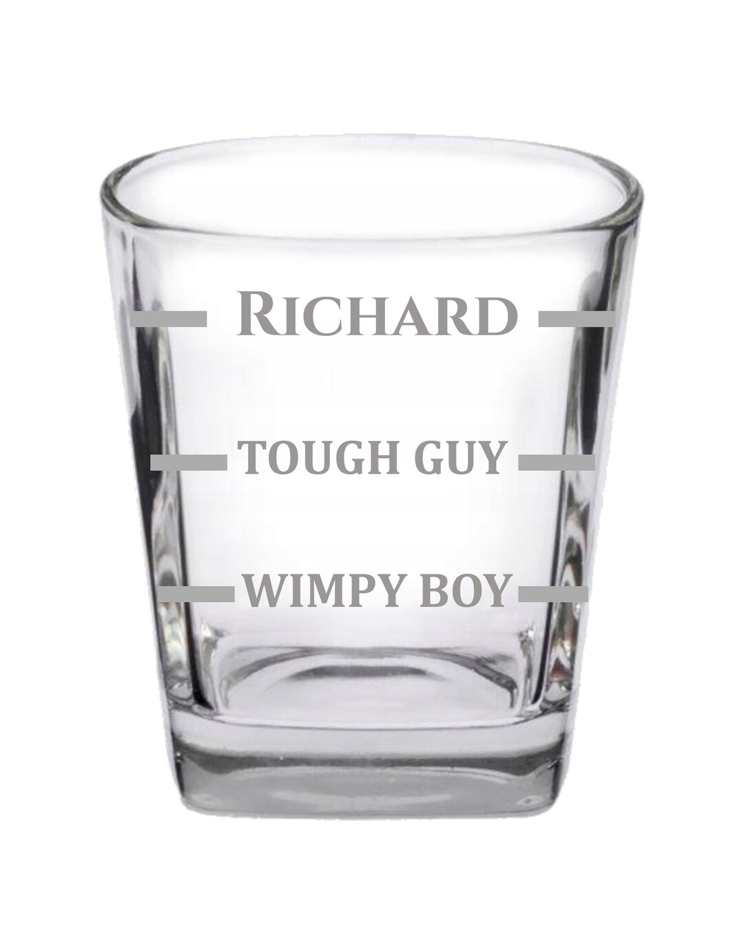 Tough Gay Wimpy Boy Pour Line Whiskey Glass Funny Whiskey Glass Single ...