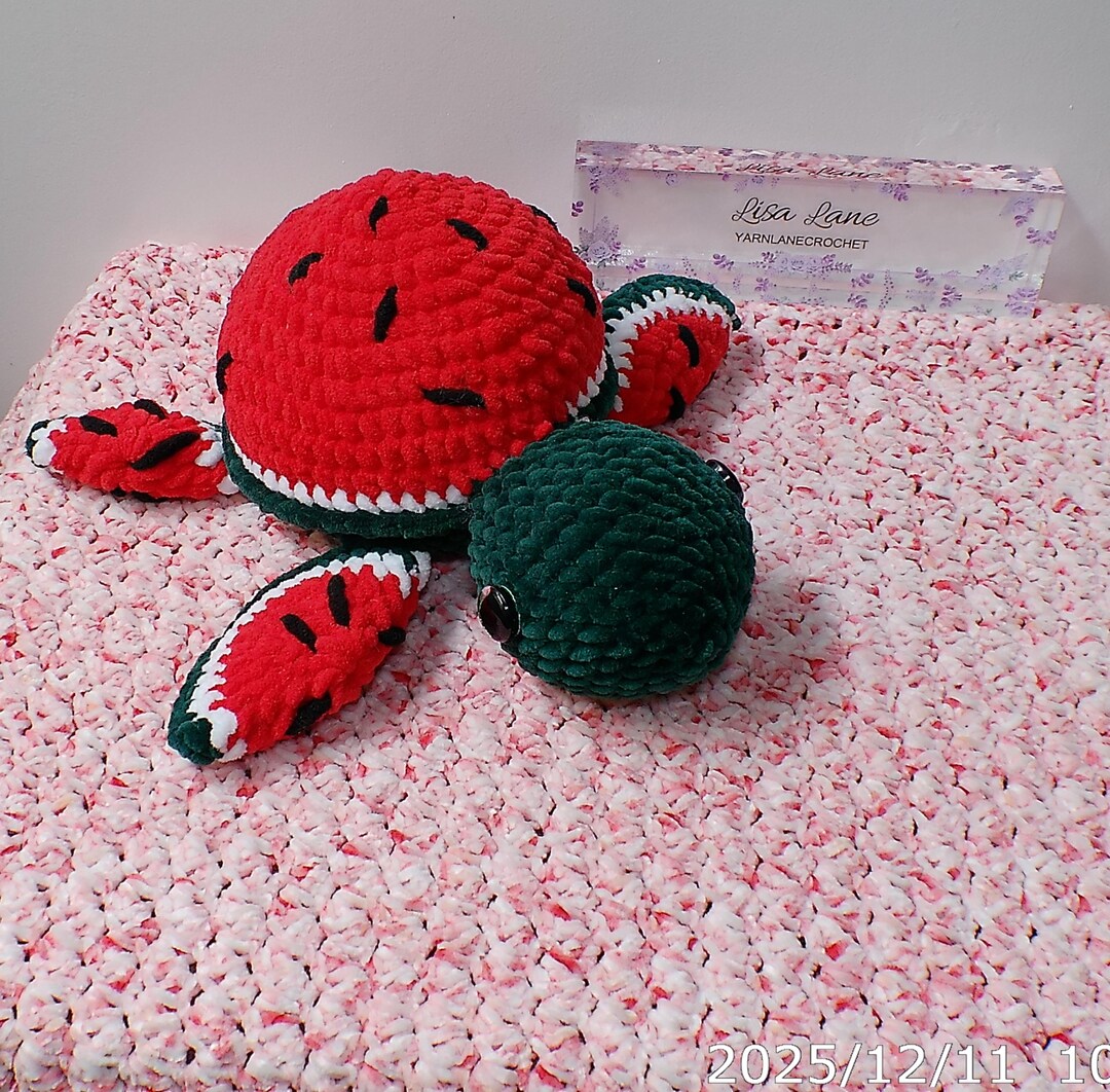 Fruit Turtle, Watermelon Turtle, Plushie, Soft Toy, - Etsy