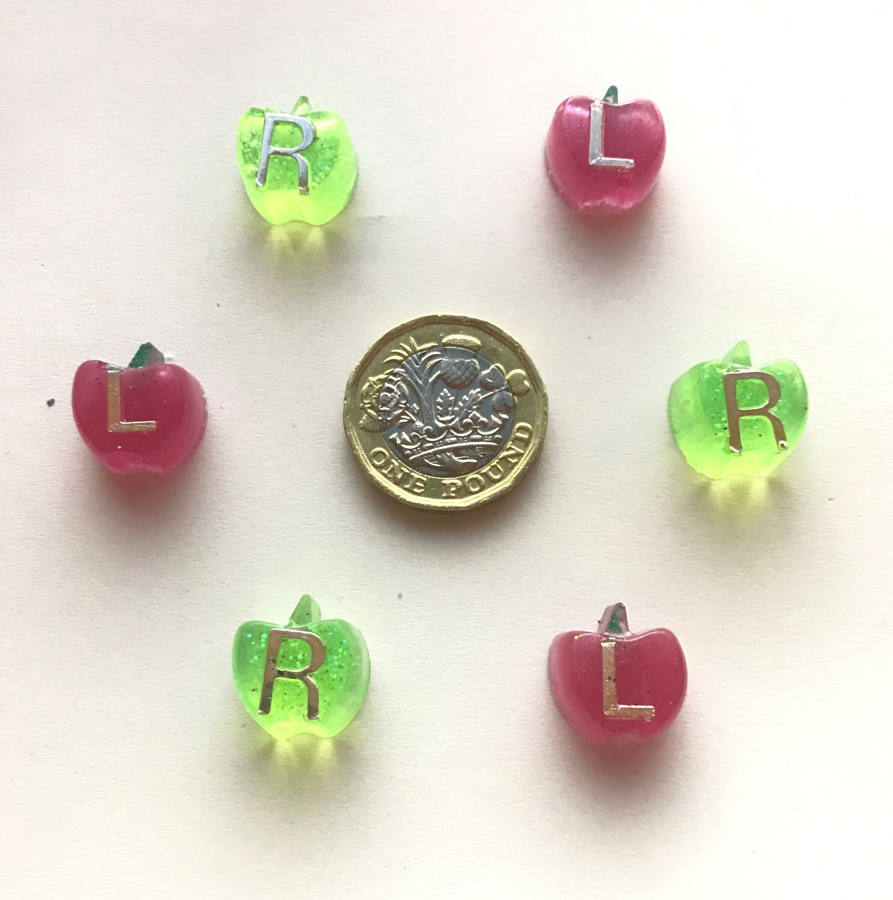 Pair of Mini Apple Shape X-ray Markers 1.5x1.4cm Approx | Etsy