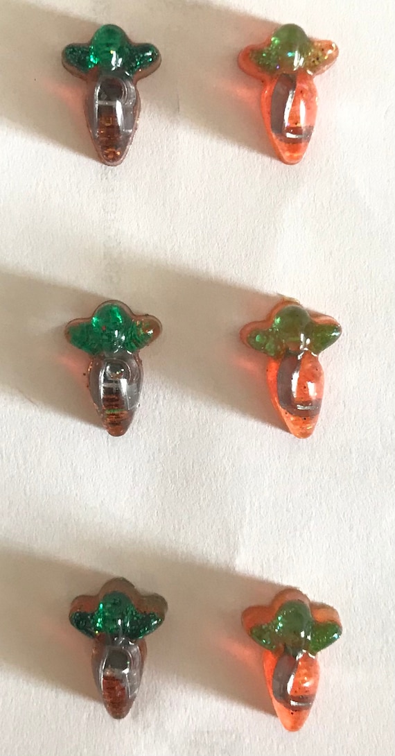 Pair of Orange Mini Carrot Shape X-ray Markers 1.7x1.2cm - Etsy