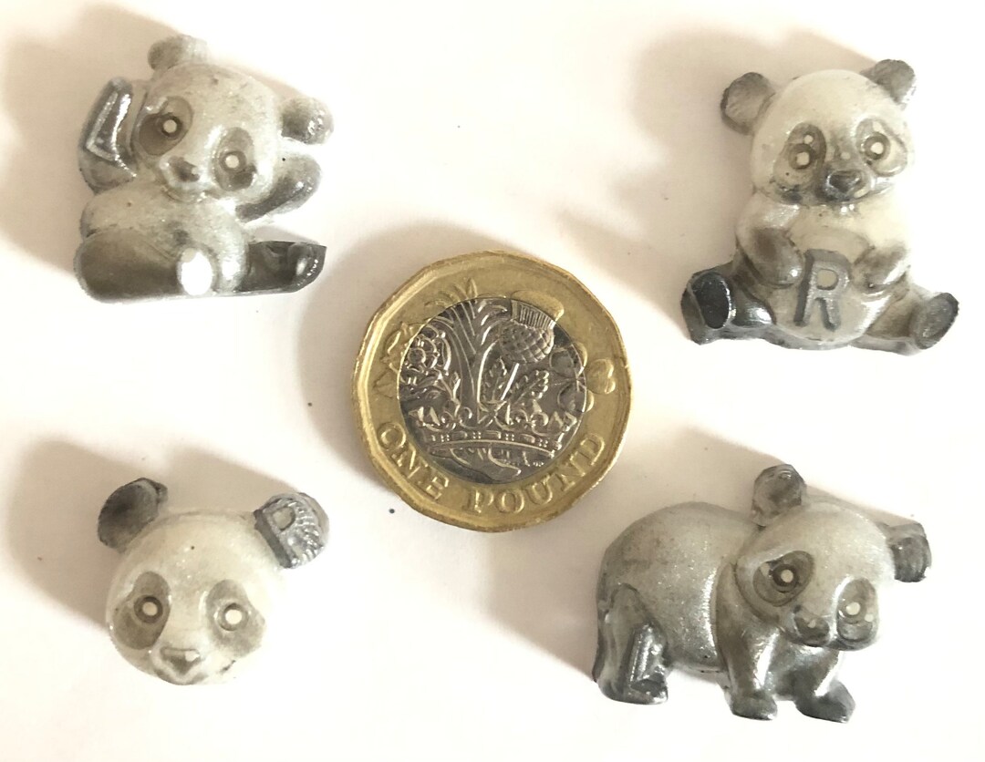 Pair of Panda Shape - X-ray Markers - 1.5x2.0cm/2.1x2.4cm/2.1x2.1cm/1 ...