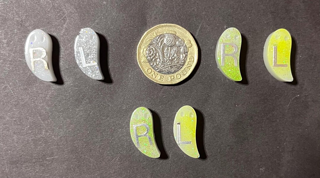 Pair of Ghost Shape - X-ray Markers - 1.9x0.8cm Approx - Etsy