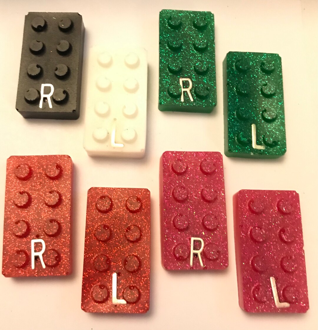 Pair of Glittery Lego Shape X-ray Markers 4.7x2.6cm - Etsy