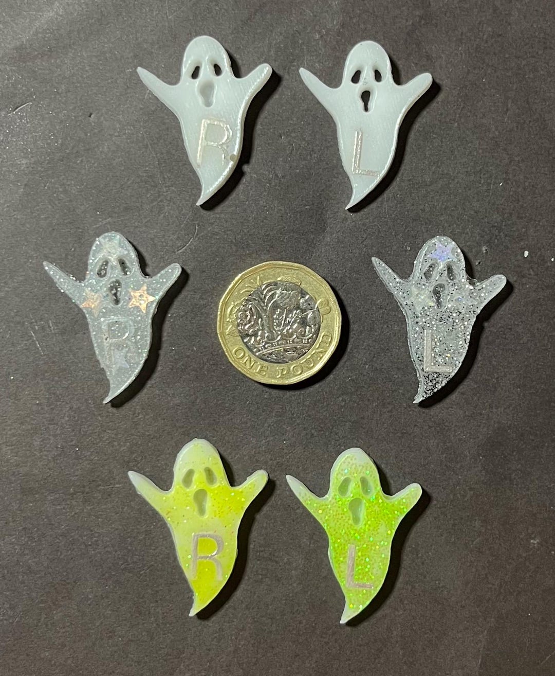 Pair of Ghost Shape - X-ray Markers - 3.0x2.5cm Approx - Etsy
