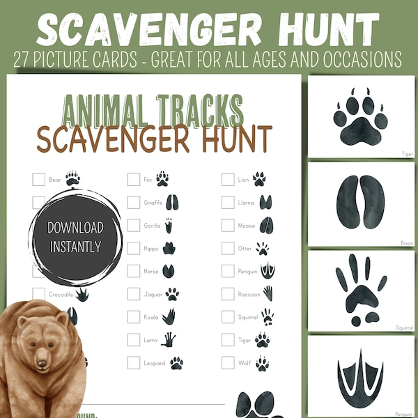 Animal Tracks - Etsy