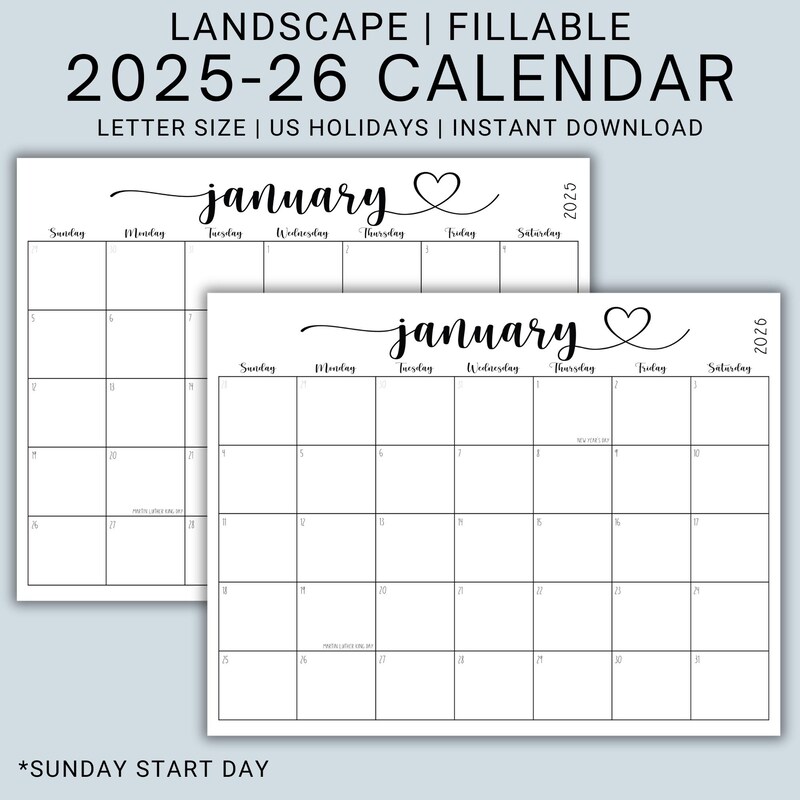 2025 Kitchen Calendars - Etsy