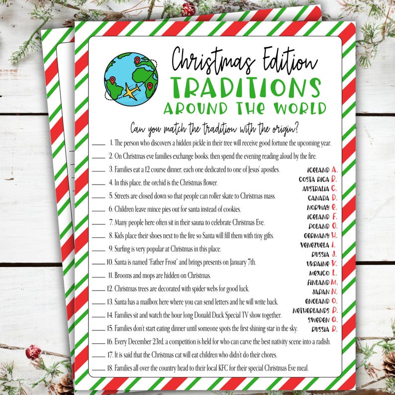 Christmas Edition Traditions Around the World | Traditions Around the ...