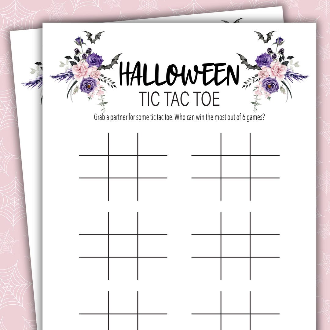 Halloween Tic Tac Toe Game | Classroom Halloween Game | Office Party ...