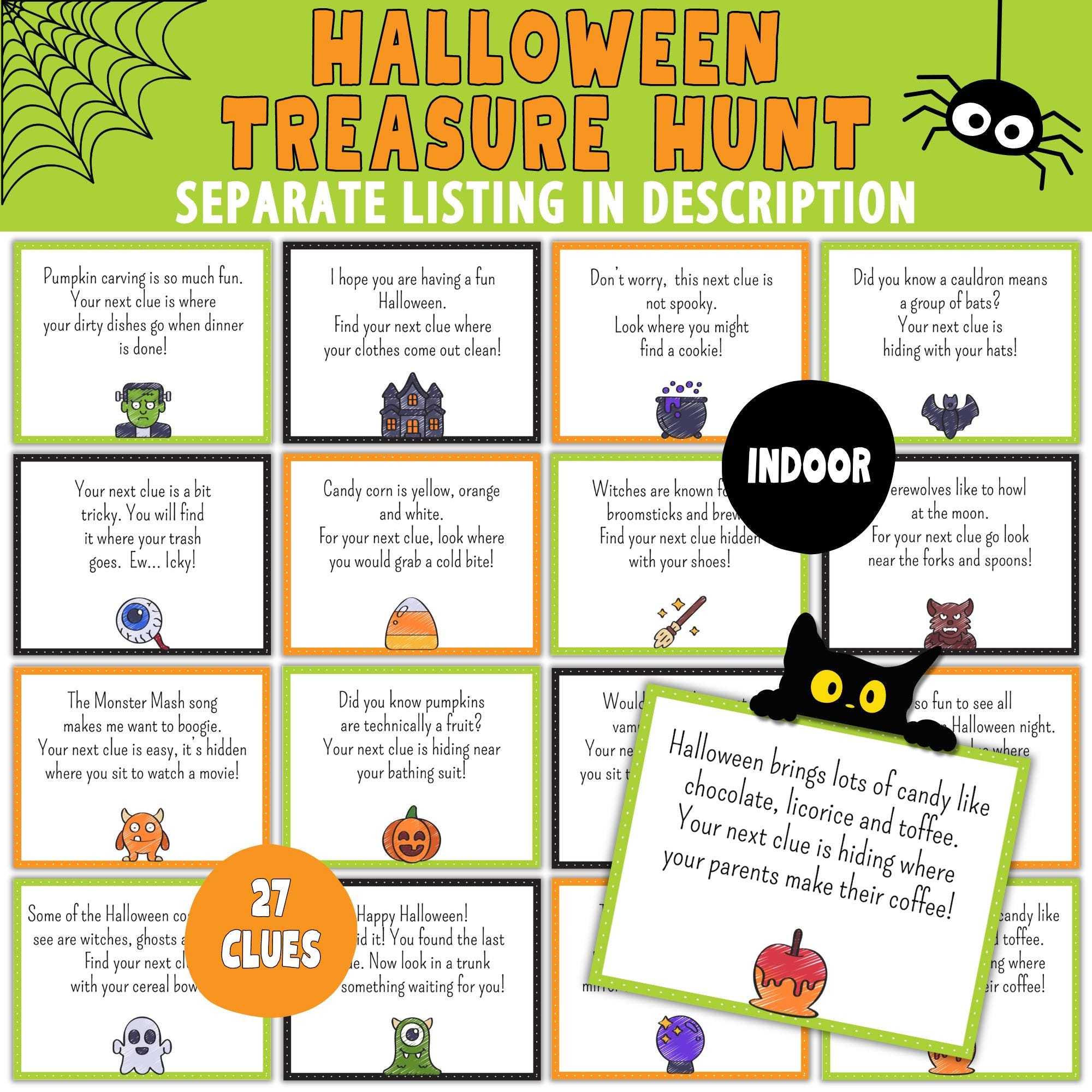 Spooky Halloween Trivia Game | Printable Halloween Party Game ...
