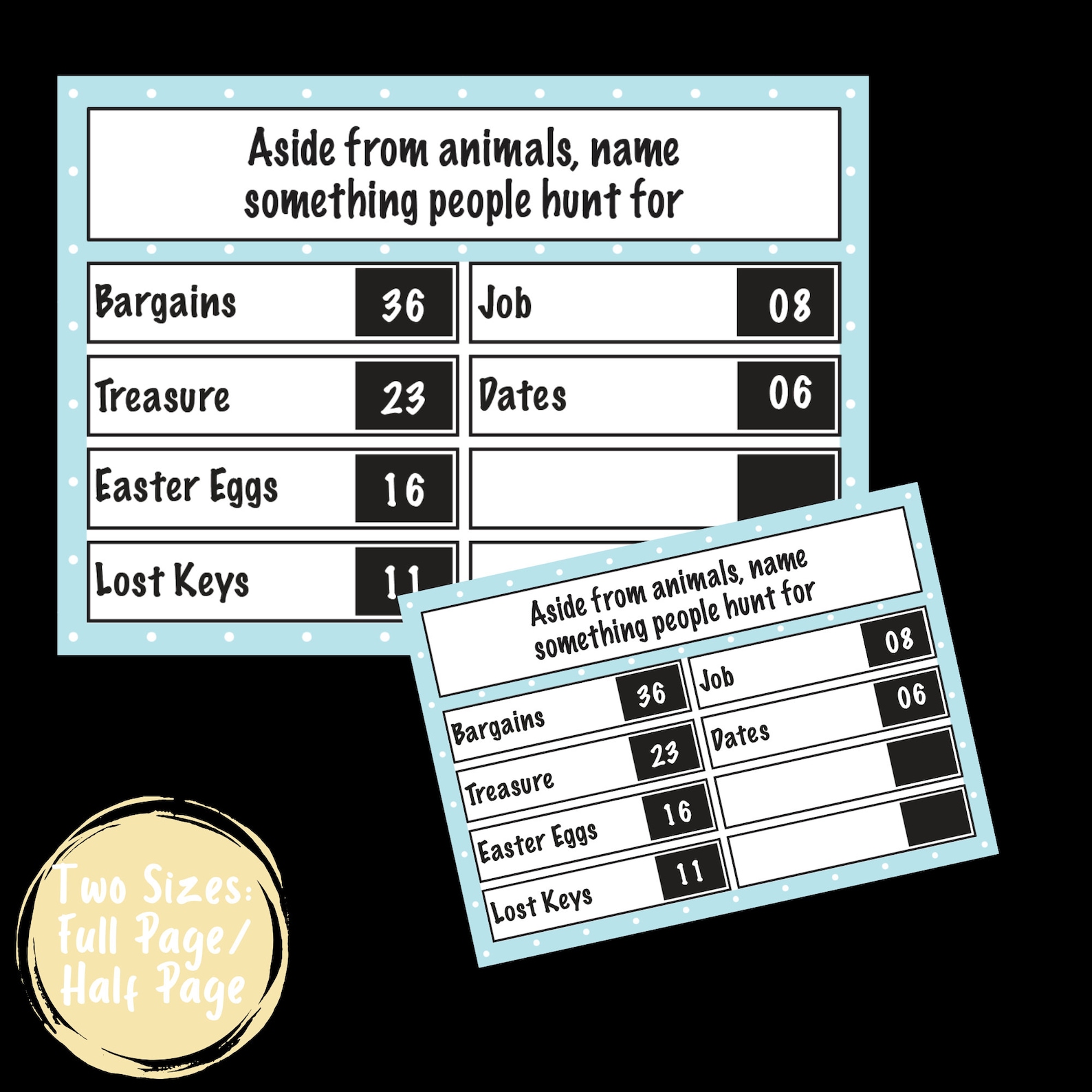 Easter Friendly Feud Game | Classroom Easter Party Game | Easter Family ...